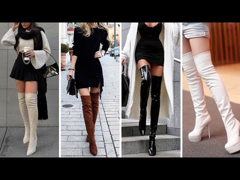 winter long boots collection for girls // 50+ beautiful designs ...