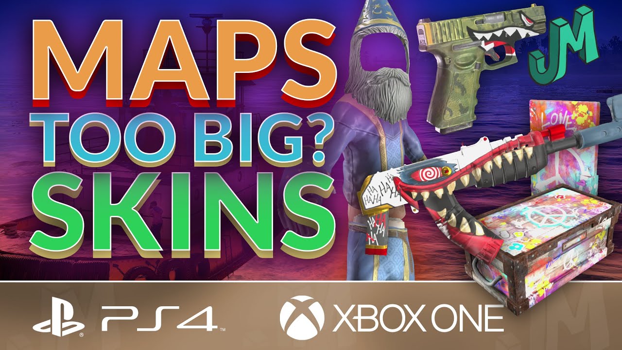 Are Maps too Big? Skin Picks 🛢 Rust Console 🎮 PS4, XBOX - YouTube