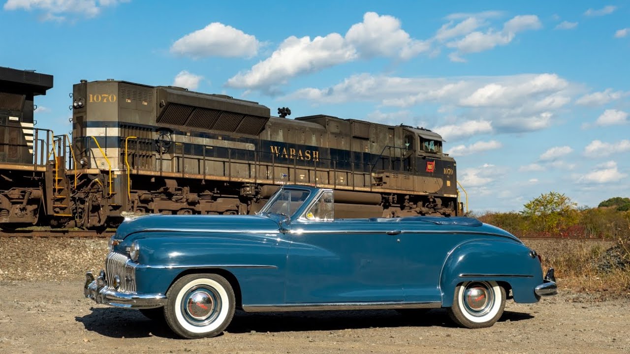 Wabash 1070 & 1947 Desoto Convertible w/ UP Foreign Power - Heritage ...