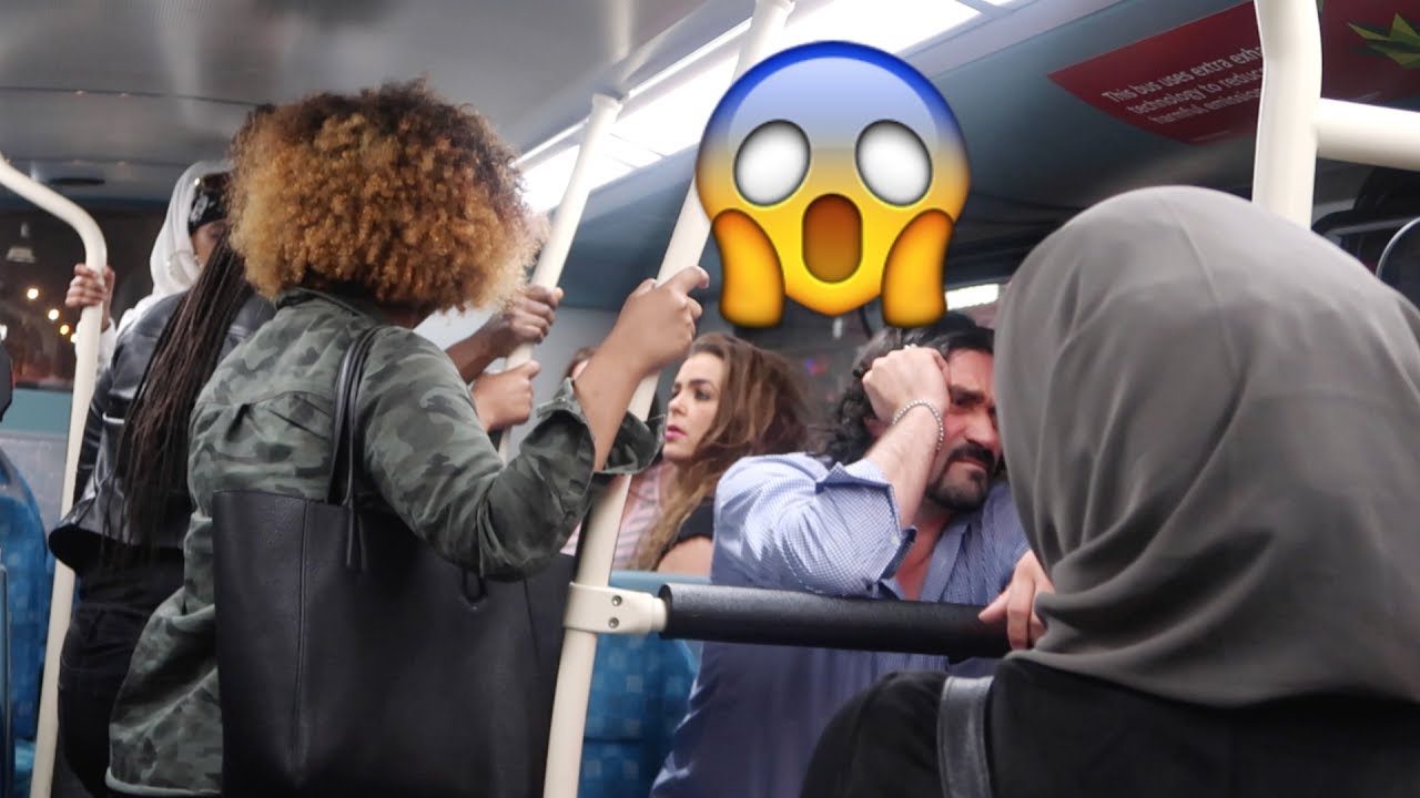 A HUGE FIGHT IN THE BUS ! - YouTube