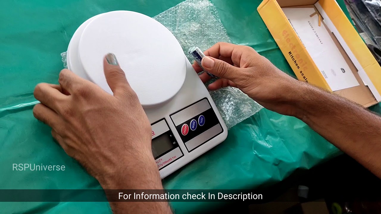 Weight machine automatic electronic machine Unboxing - YouTube