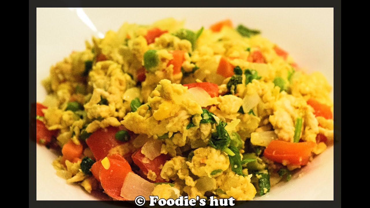 Scrambled Egg with Vegetable Recipe - (Sabji Dimer Jhuri) - by Foodie's ...