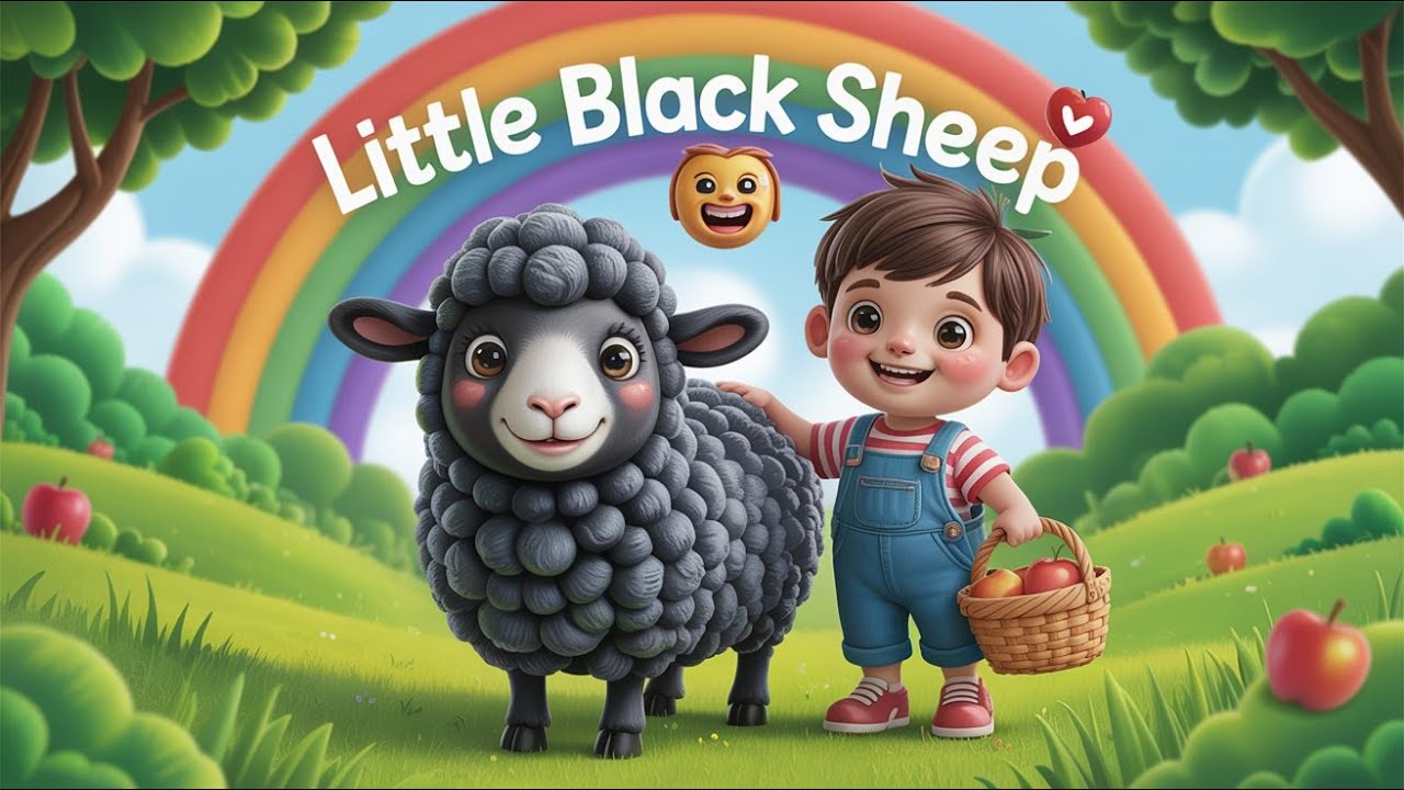 little black sheep kids nursery rhymes🐑 - YouTube