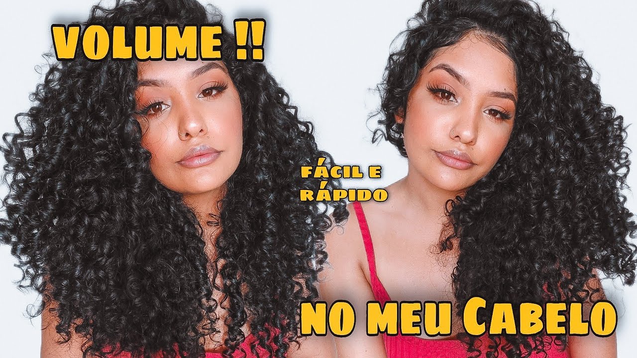 Como dou VOLUME no meu cabelo Fácil e Rápido 🥰🦁 - YouTube