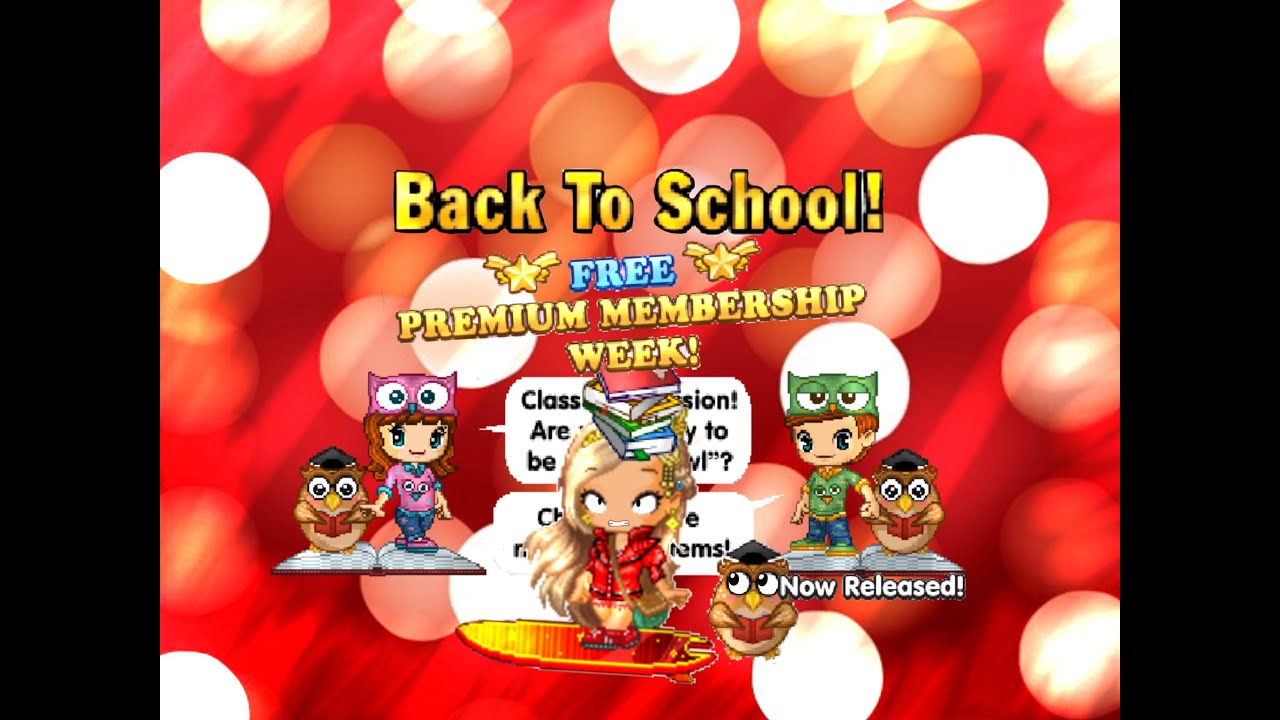 .: Fantage: Events: Back to School + Free Premium Membership Week ...