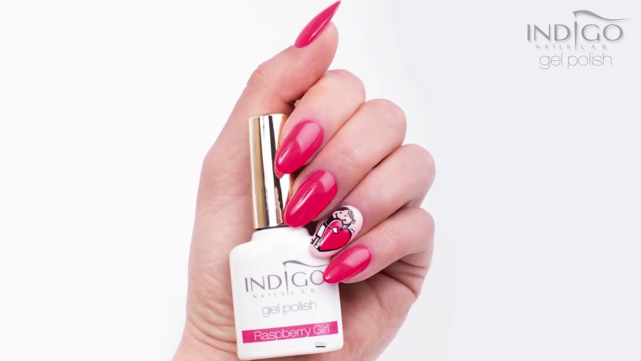 Indigo Gel Polish - Raspberry Girl - YouTube