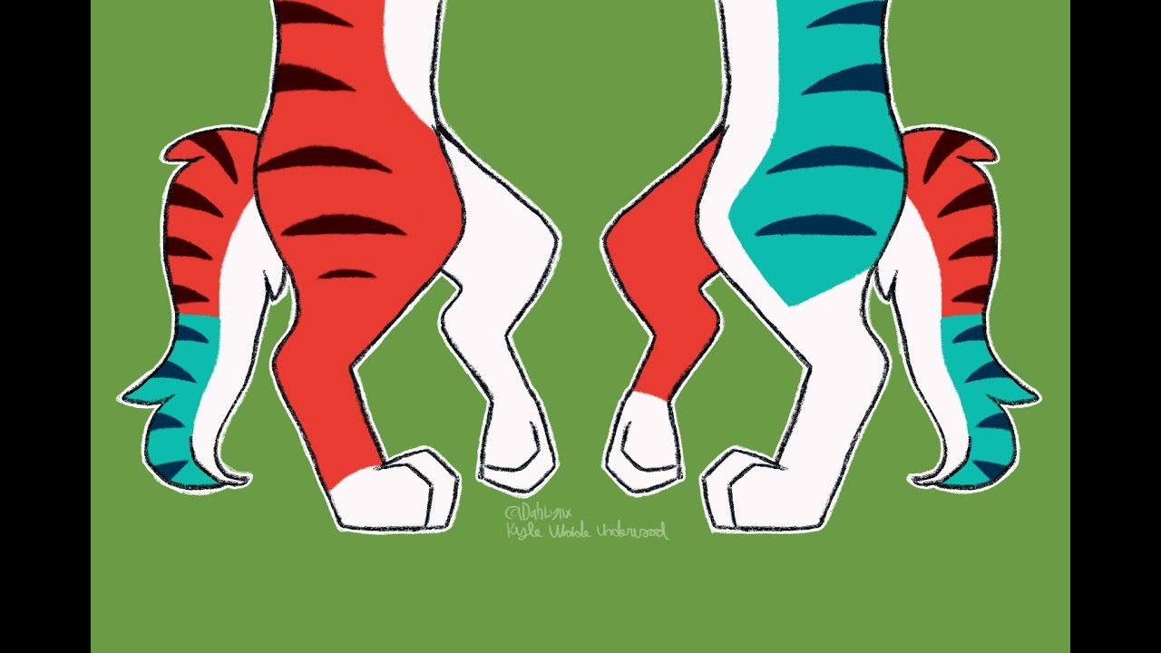 Leg Ref speedpaint - YouTube