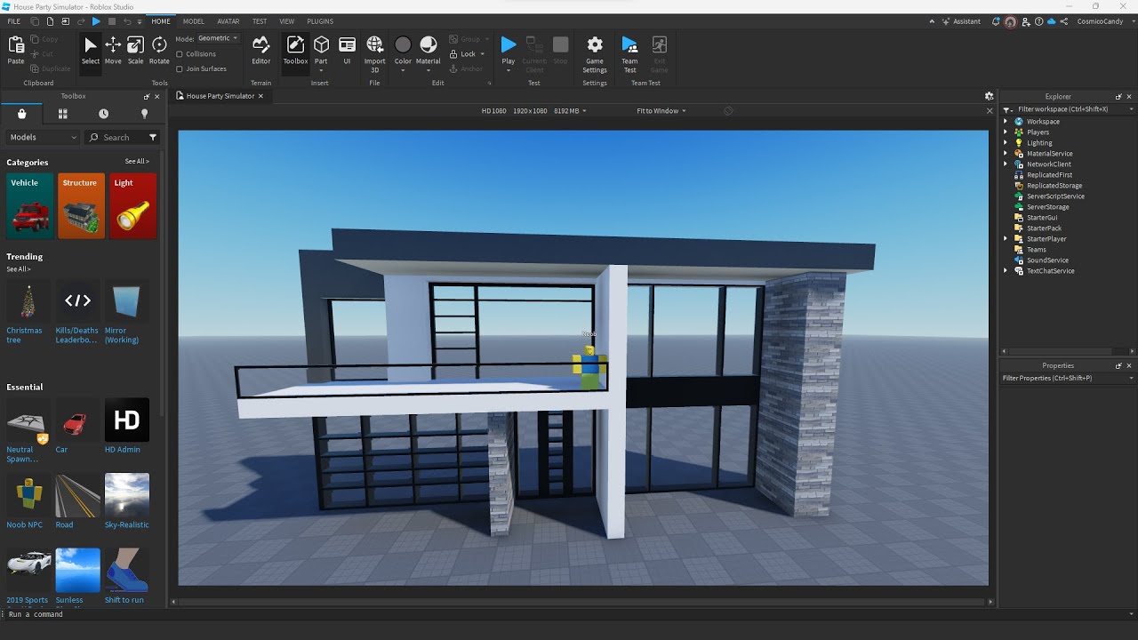 BUILDING MY GAME IN ROBLOX STUDIO! | LIVE - YouTube