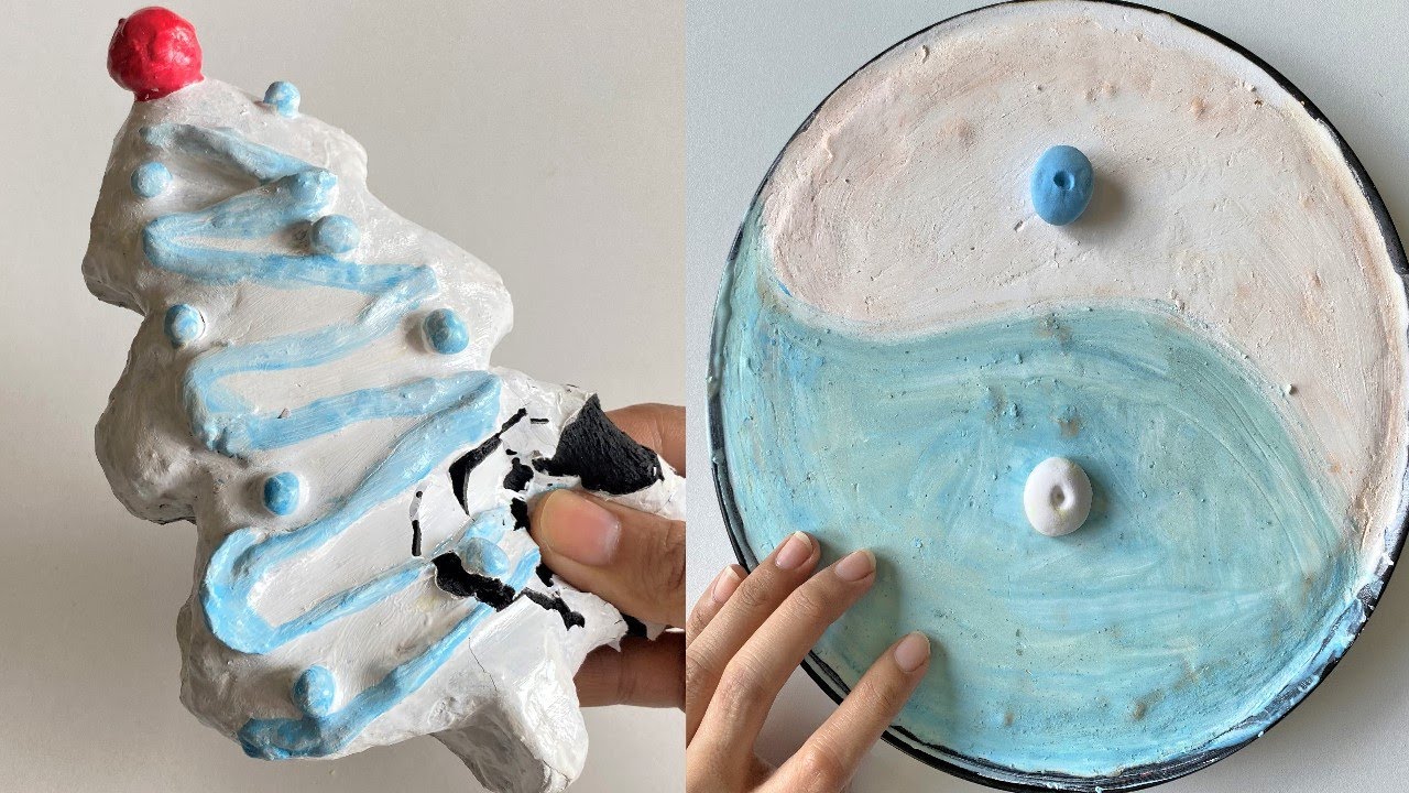 Plaster Clay Cracking & Slime ASMR Video #174 - YouTube