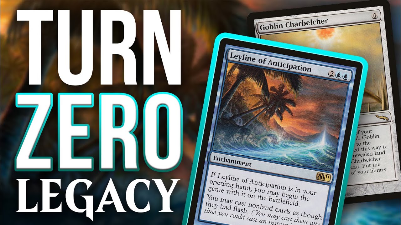 MY FIRST TURN ZERO WIN! The EPIC Belcher + Leyline of Anticipation MTG ...
