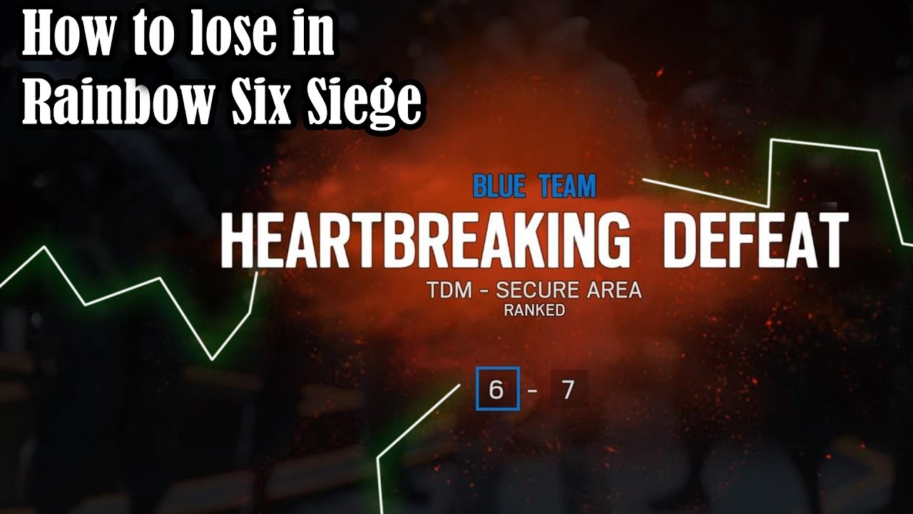 how to lose in r6 - YouTube