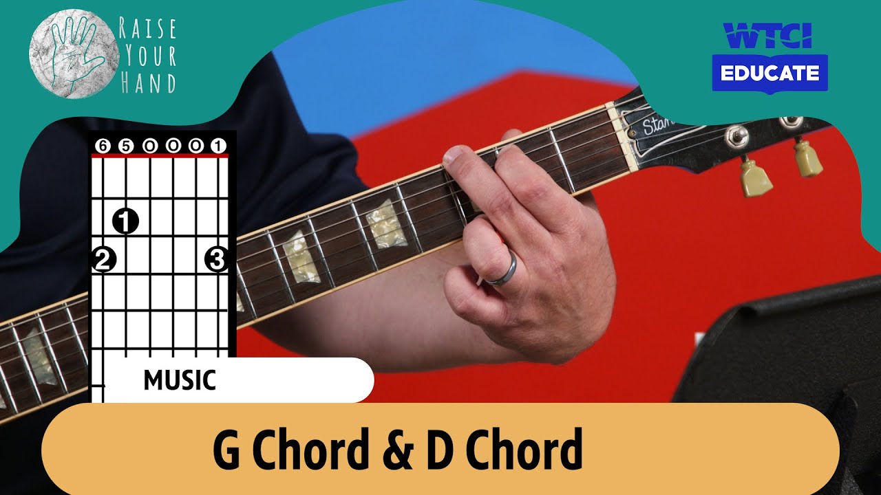 How To Read A Chord Chart | G chord | D Chord | Raise Your Hand - YouTube
