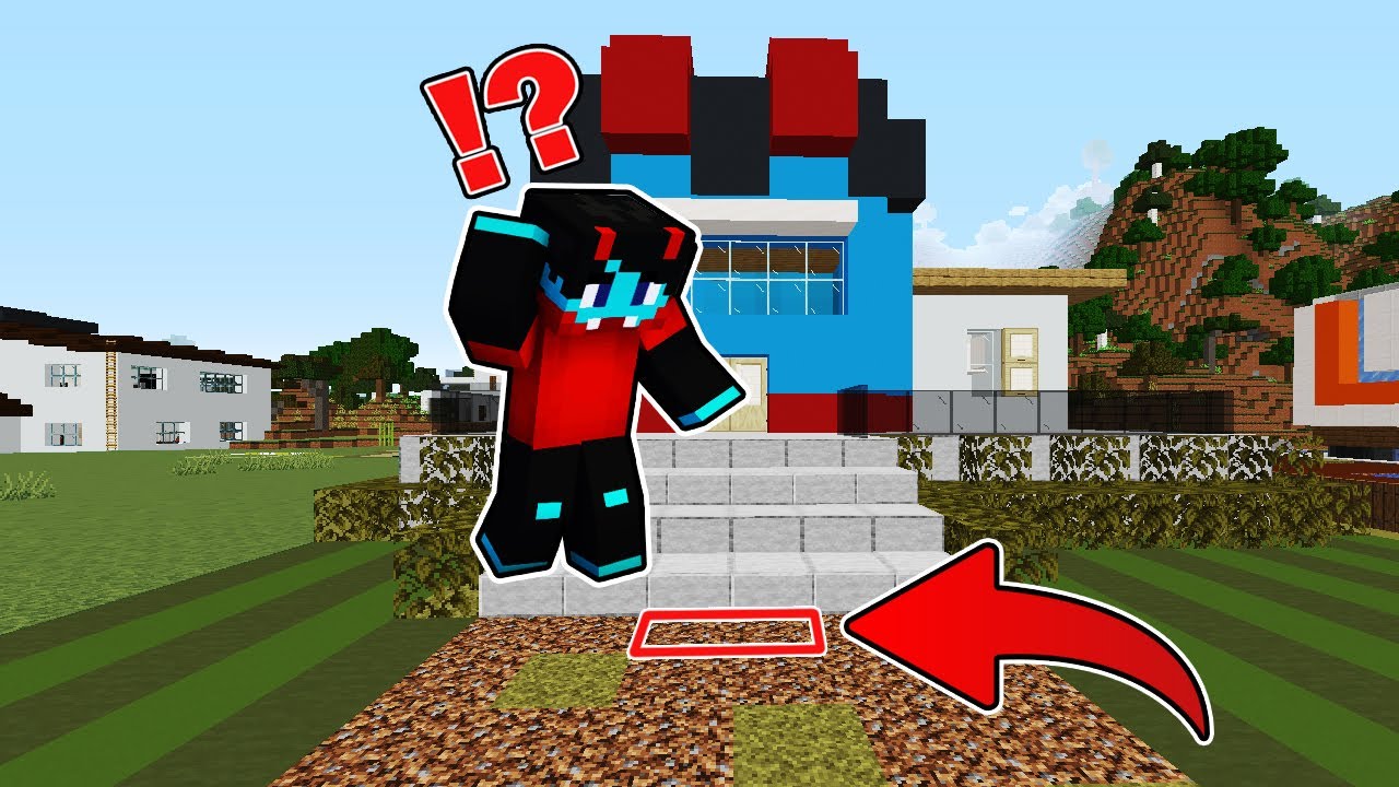 How To Build A Secret Base! [Easy] - Under PepeSan House in Minecraft ...