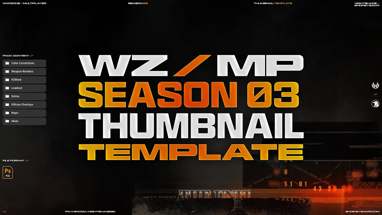 Black Ops 6 Sniper Thumbnail Template