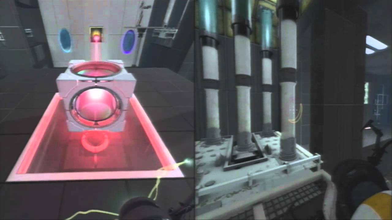Portal 2 Level 5 Multiplayer Gameplay. - YouTube
