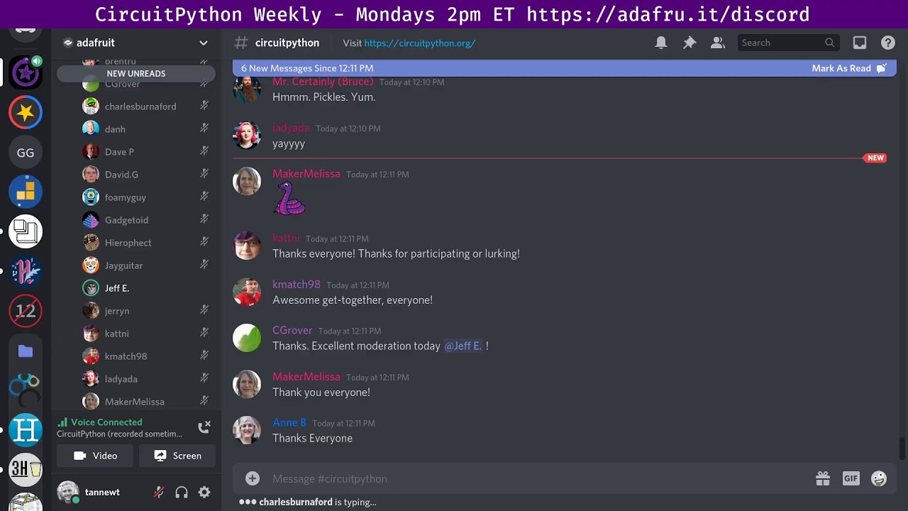 Circuitpython Weekly Meeting For September 9th 2020 Adafruit Youtube