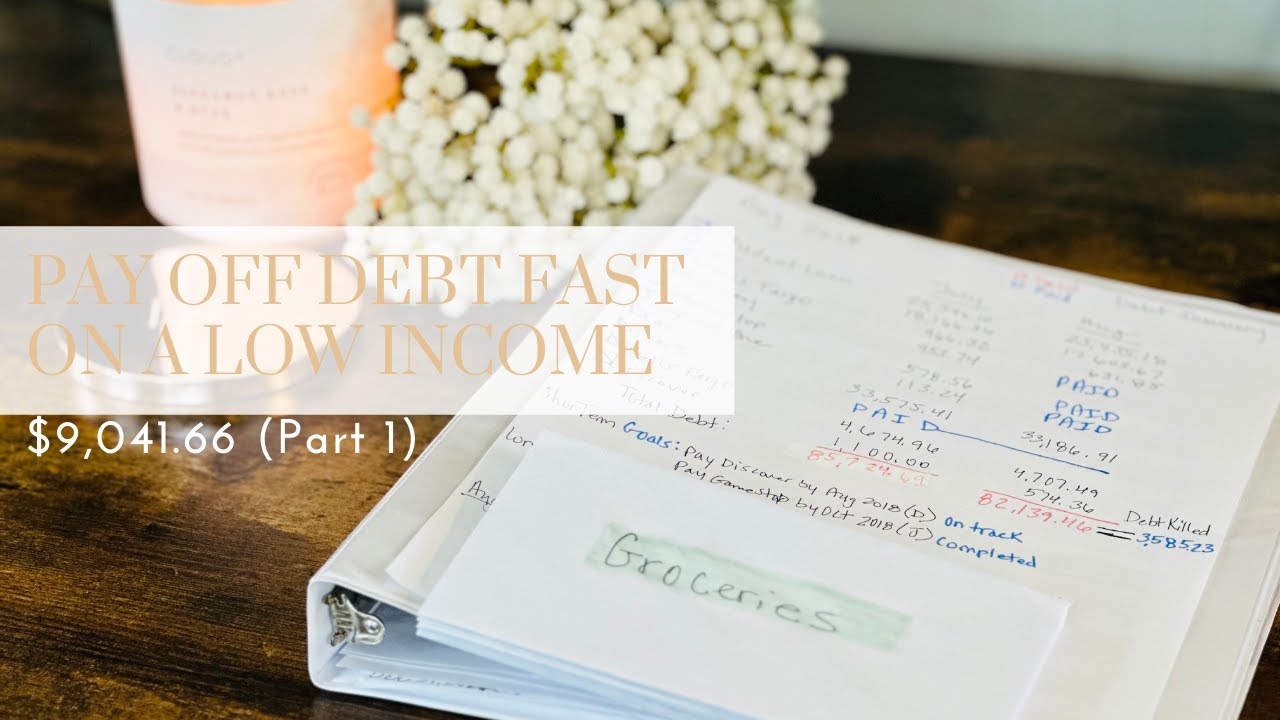 How to Pay Off Credit Card Debt with a Low Income | 5 Step Solution ...