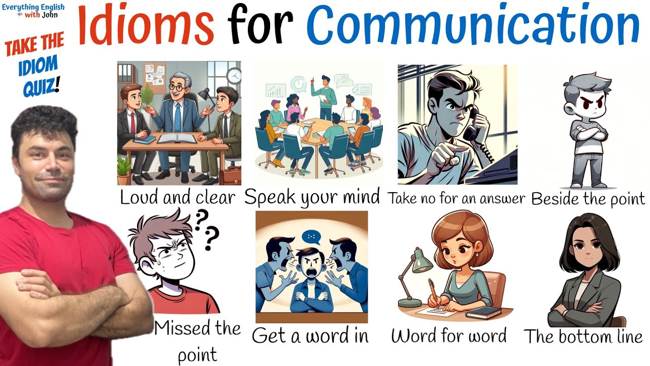 Idioms for Communication - Learn Idioms to Be Fluent in English - YouTube