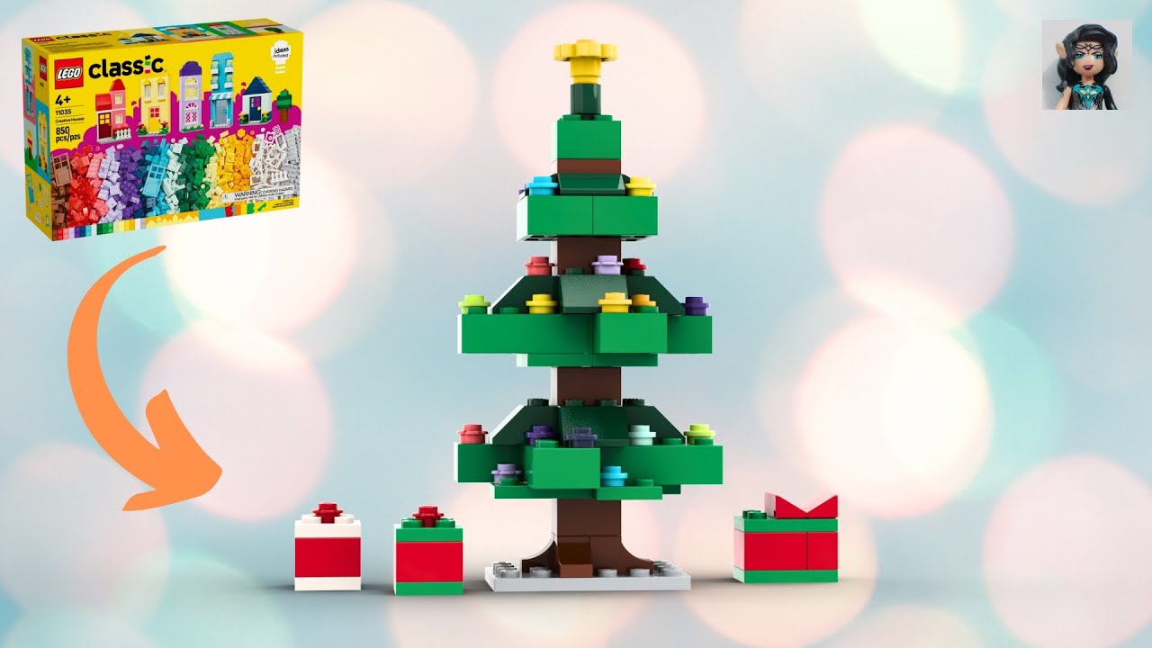 CHRISTMAS TREE Lego classic 11035 ideas How to build - YouTube