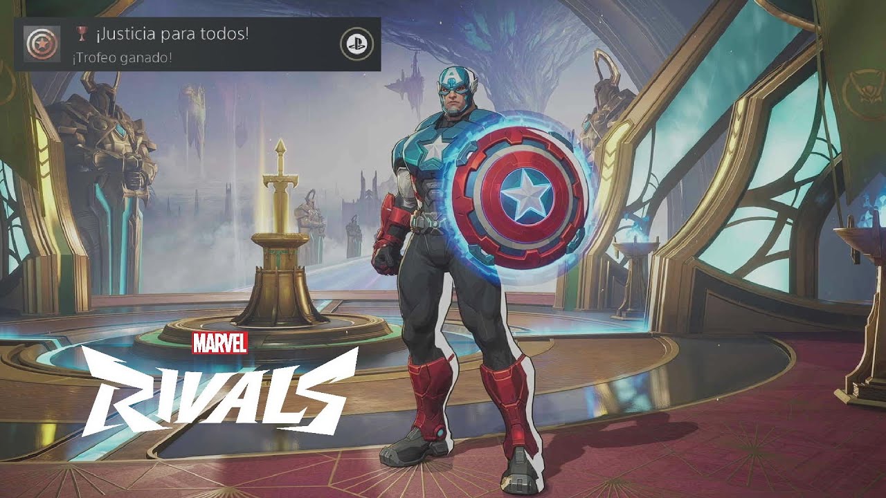 Marvel Rivals Probando Vanguardia CAPITAIN AMERICA (Trofeo Bronce ...