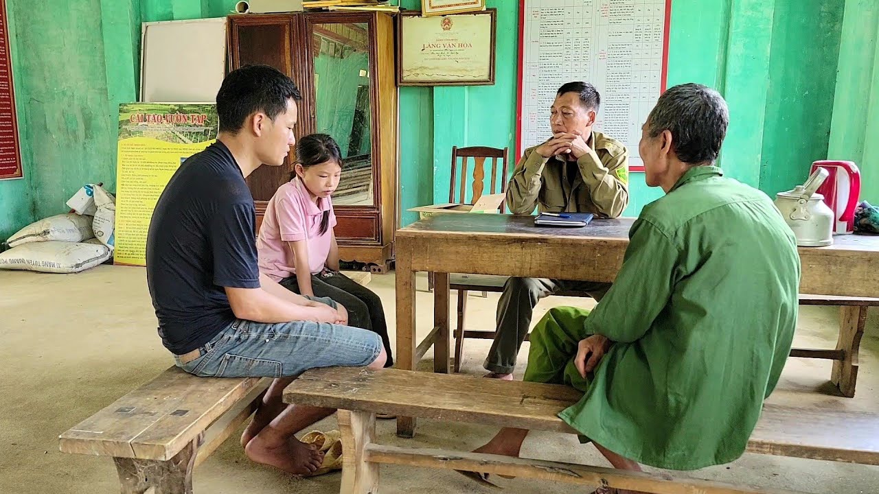 10-year-old orphan girl: Hung and Van Anh went to the police for help ...