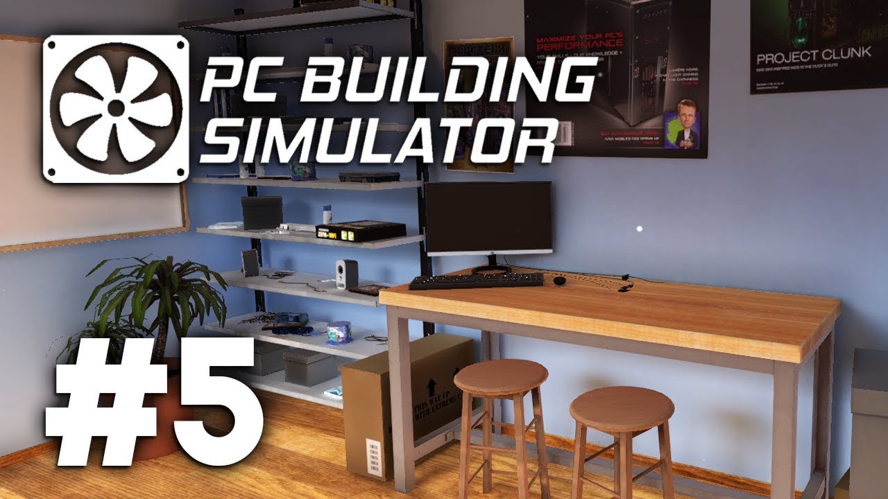 SECOND WORKSTATION - PC Building Simulator #5 - YouTube