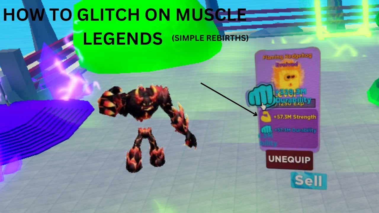 How to glitch on muscle legends! (SIMPLE TUTORIAL) - YouTube