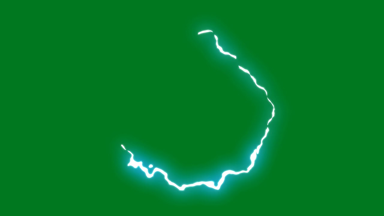 Animated Electric discharge Free Green Screen Footage 15 - YouTube