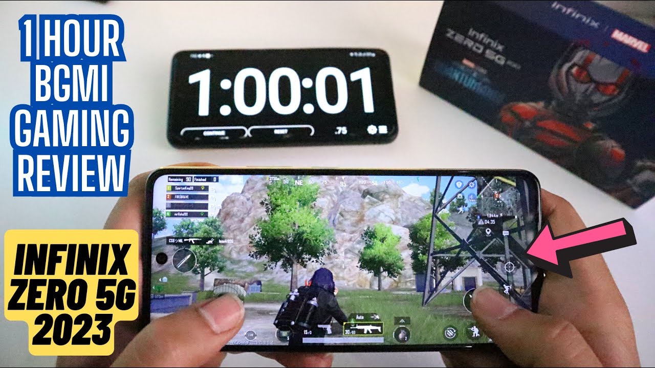 Infinix Zero 5G 2023 PUBG/BGMI 1 Hour Gaming Review🔥 | Best Gaming ...