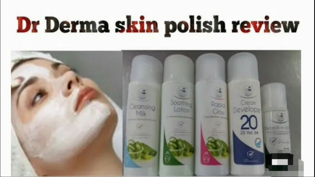 dr derma skin polish/ skin polish at home # skin glow facial # ...
