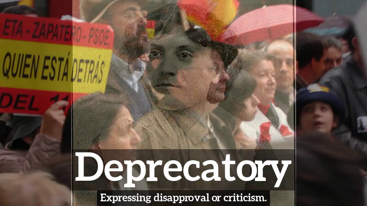 What is Deprecatory? | How to Say Deprecatory in English? | How Does ...