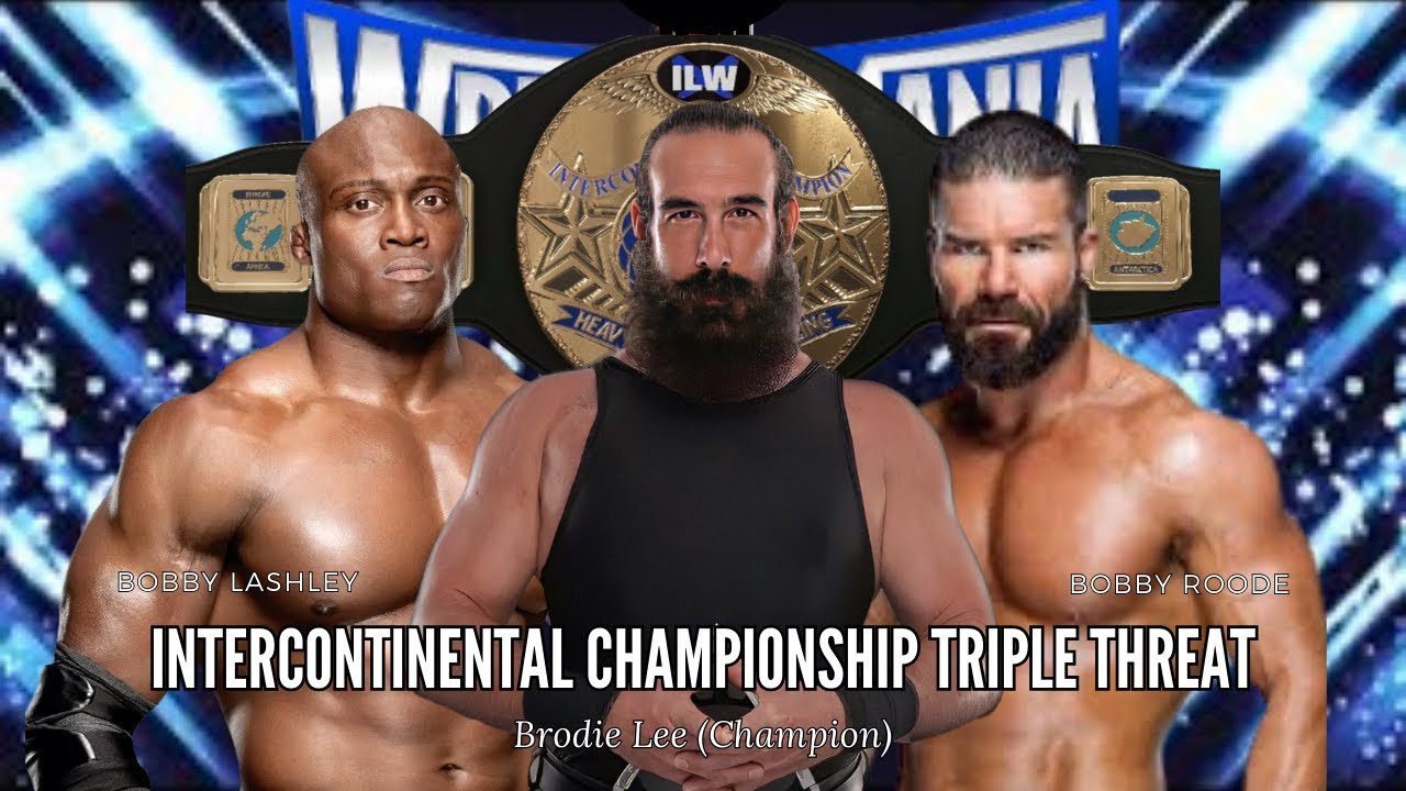 Lashley Vs Roode Vs Brodie Lee Intercontinental Title Match ...