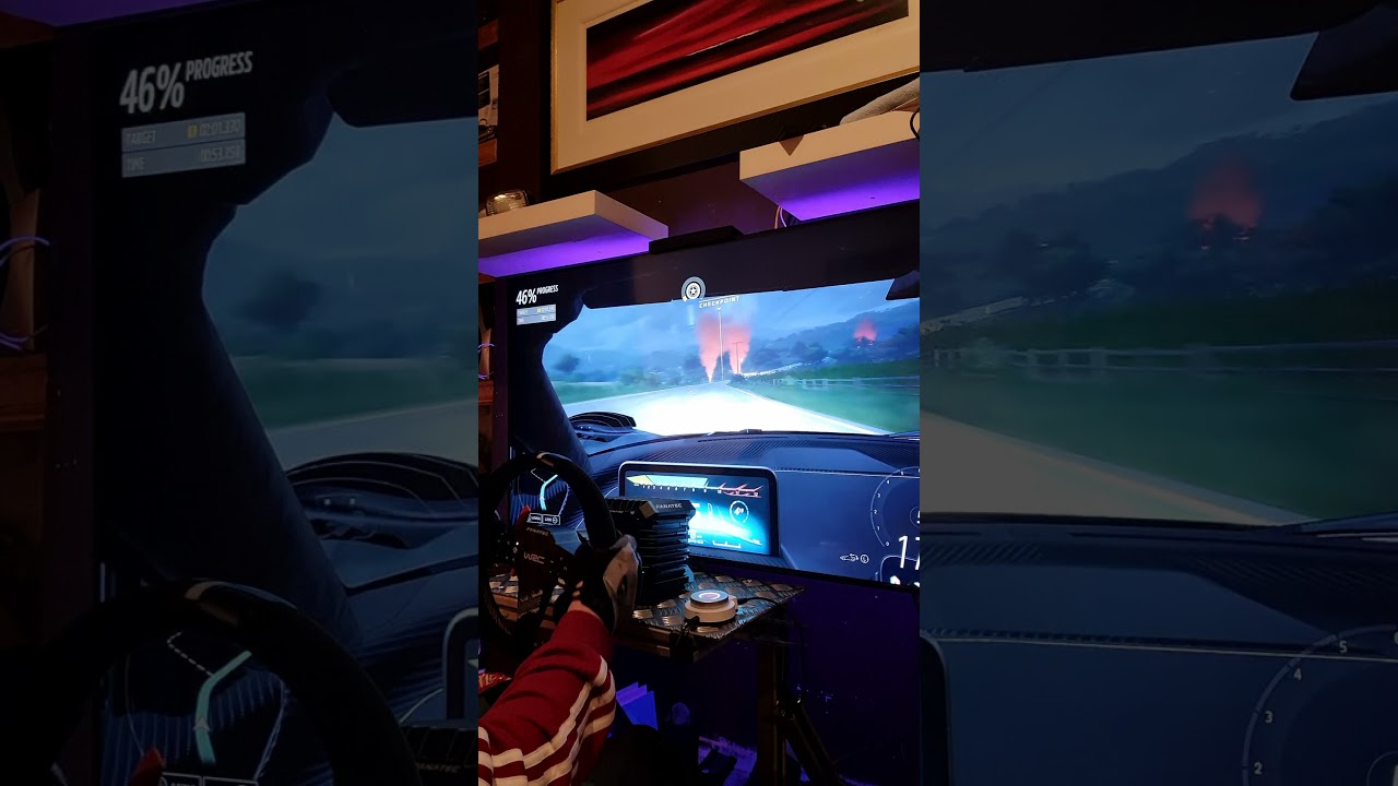 New sim rig forza horizon 5 gameplay - YouTube