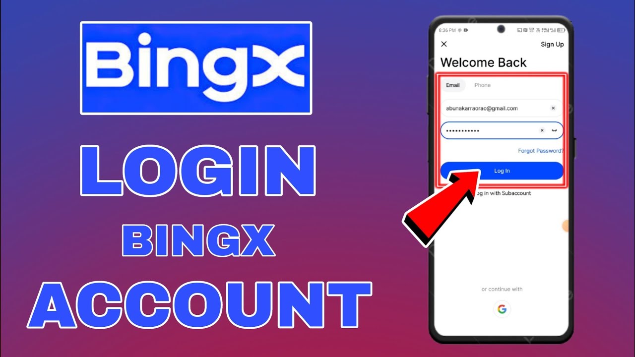 How to Easily Sign In to Your BingX Account | Quick Login Guide 🔑📲 ...