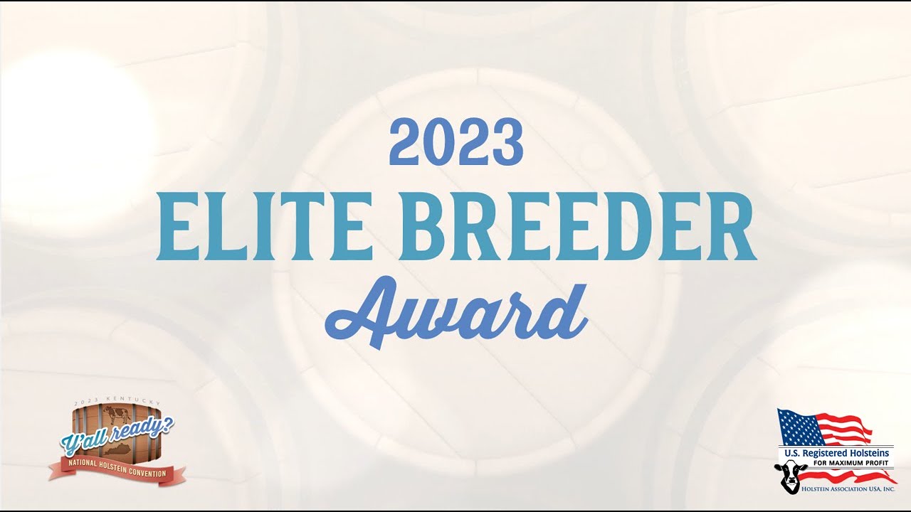 2023 Elite Breeder Award - YouTube