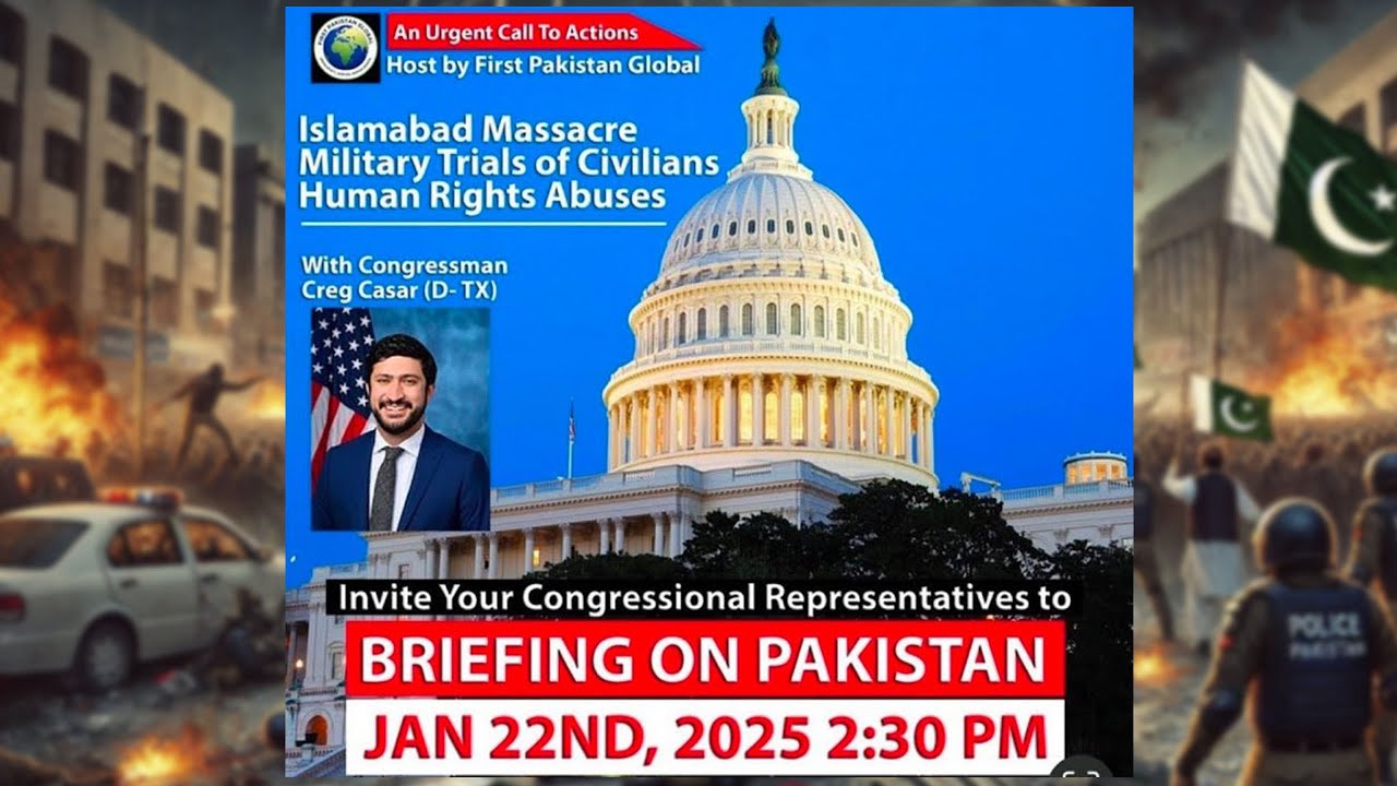 U.S. Congressional Briefing - January 22, 2025: Human Rights Crises in ...