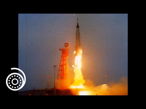 MA-7 (Mercury) Launch, Cape Canaveral, Florida (1962) | Space Race ...