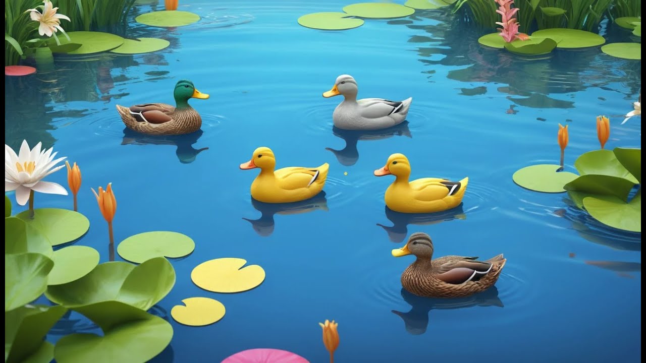 Ducks Go Quack and Fish Go Swish | Fun Animal Sounds Song for Kids ...