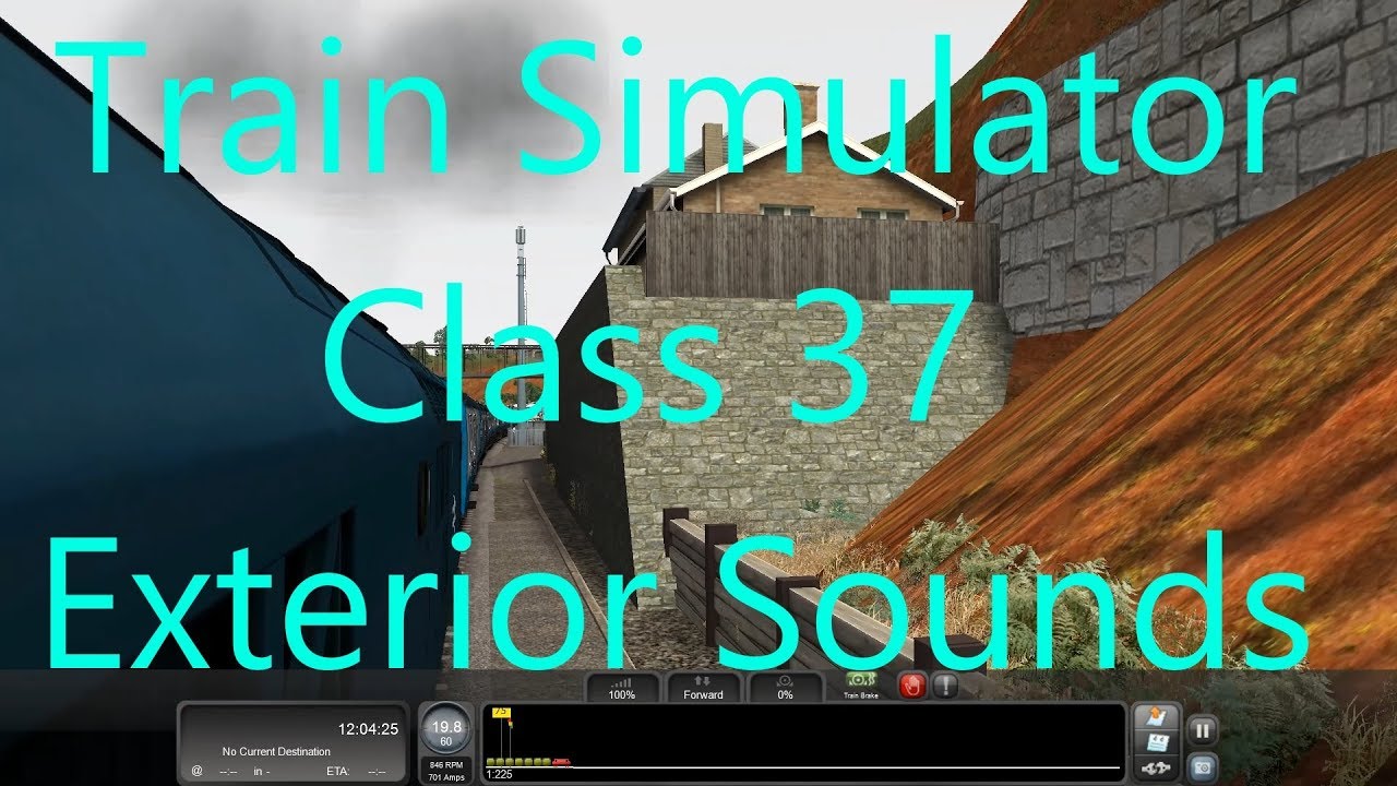 Train Simulator : Class 37 Exterior Sounds - YouTube
