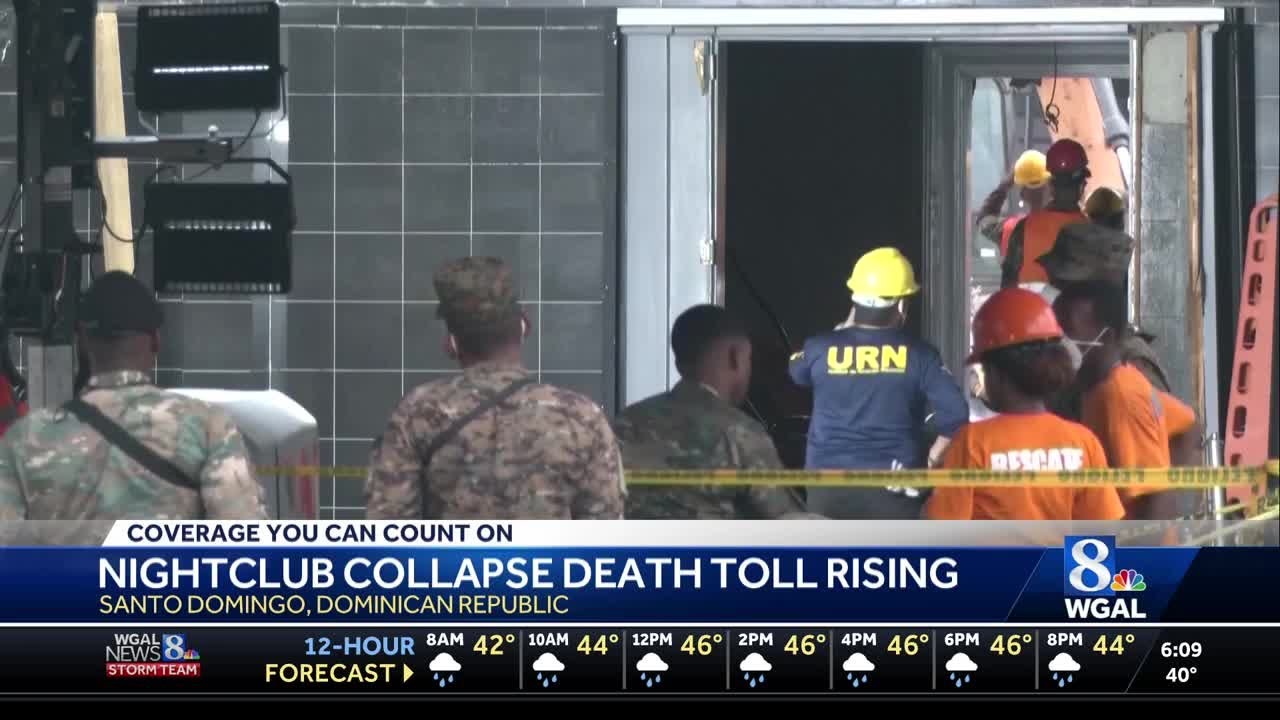 Death toll rises in Dominican Republic nightclub roof collapse - YouTube