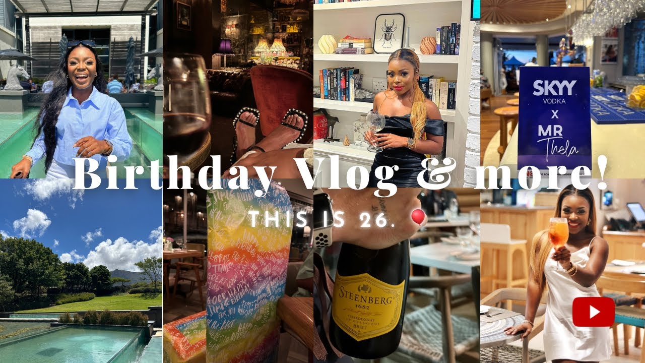 Vlog: Wine Estate Visit, Date night, Dinner with family, Gift unboxing, Mr Thela’s album launch ...