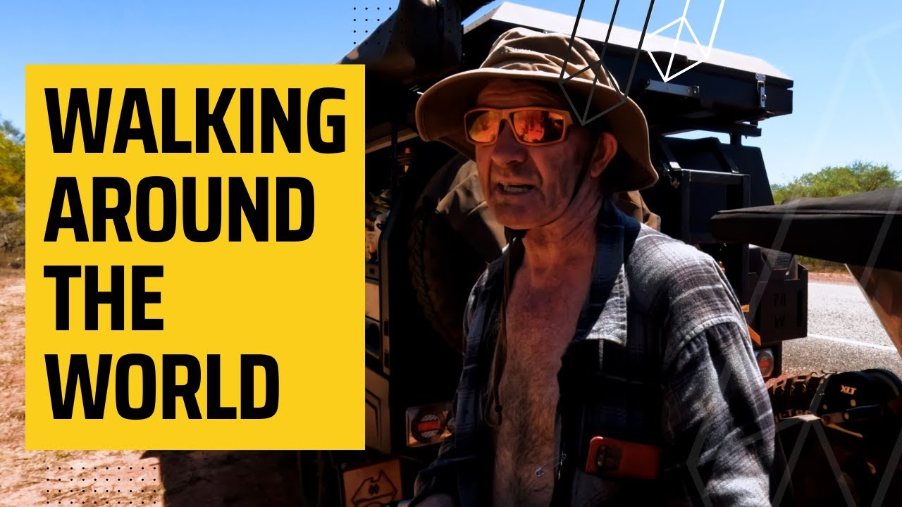 The day we met world record holder Tony Mangan walking around the world ...