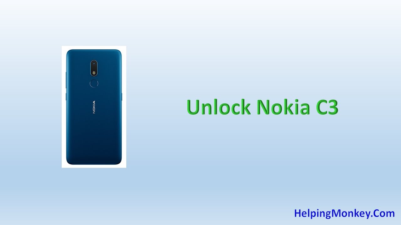 How to Unlock Nokia C3 - When Forgot Password - YouTube