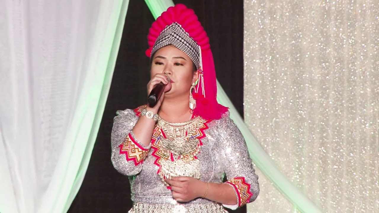 Nysha Vang singing competition round 2 at Milwaukee Hmong new year 2020 ...