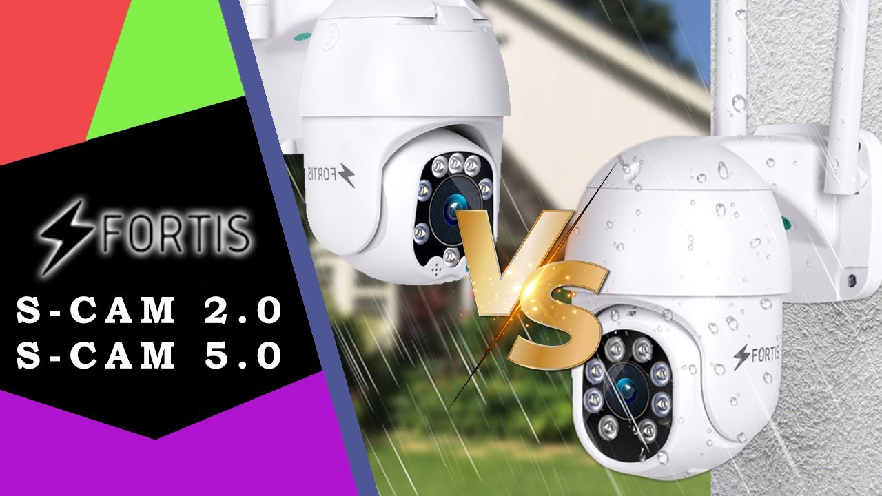 Fortis S-Cam 2.0 i 5.0 🎦 Kamery Monitoringu Obrotowe 1080p i 2K ...