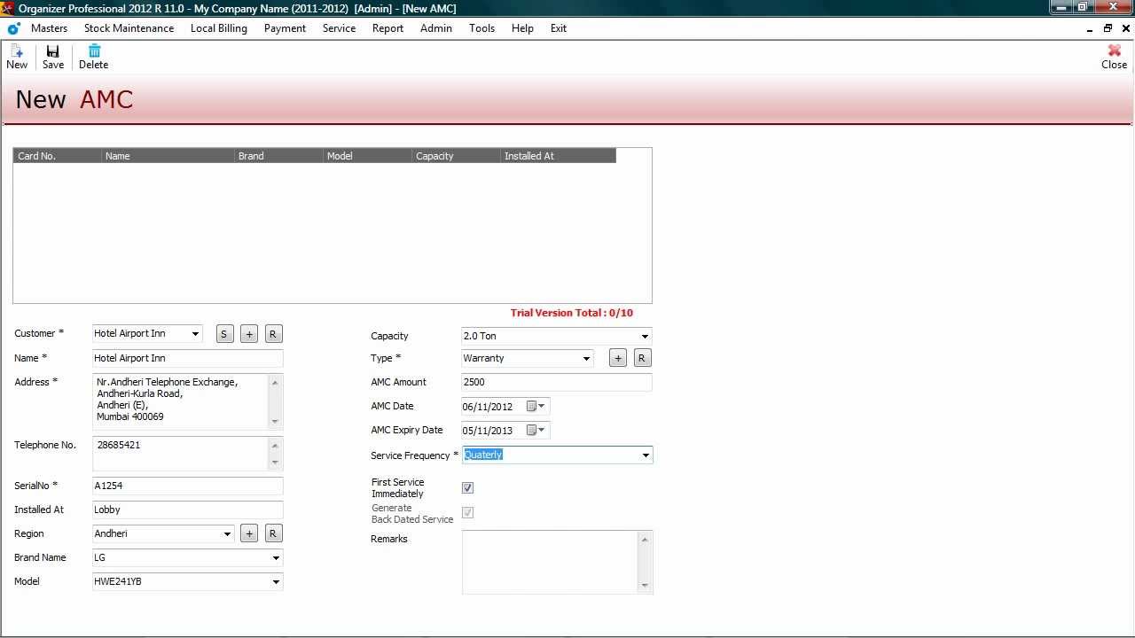 Organizer Service CRM - Getting Started - YouTube