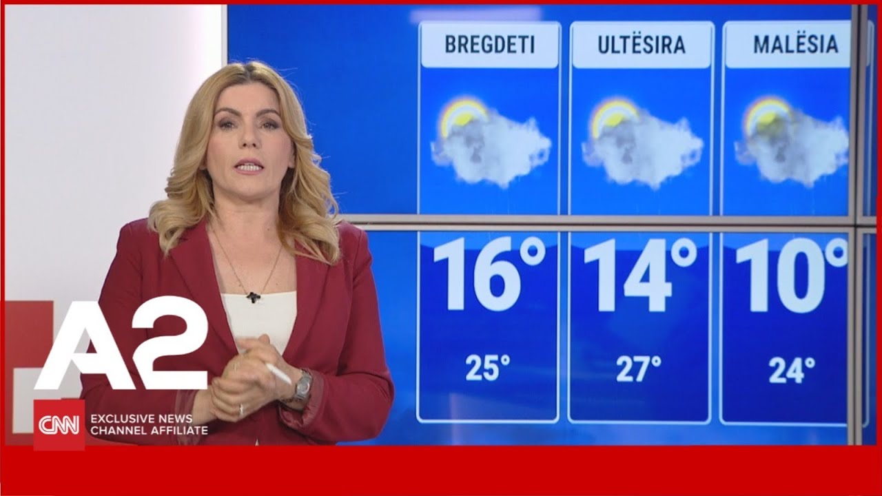 Rrebeshe dhe stuhi të izoluara breshëri, termometri 2 gradë më pak ...