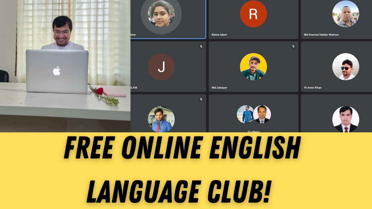 English Language Club! [Free Online] - YouTube