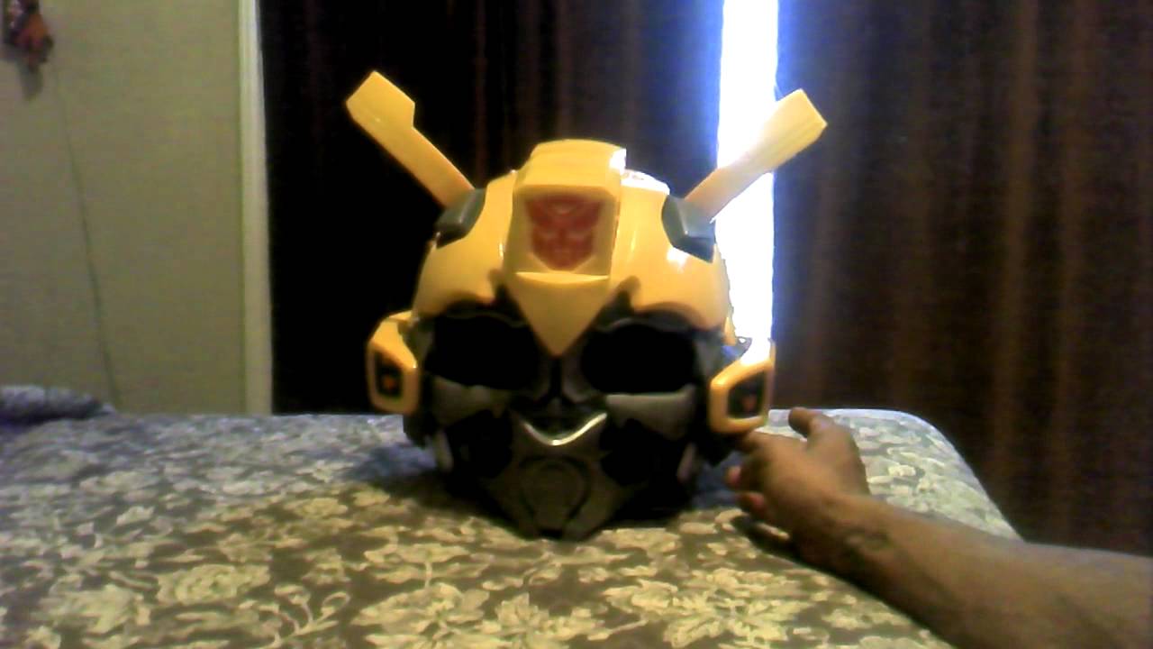 Custom BumbleBee Moto Helmet TRANSFORMERS 4 - YouTube