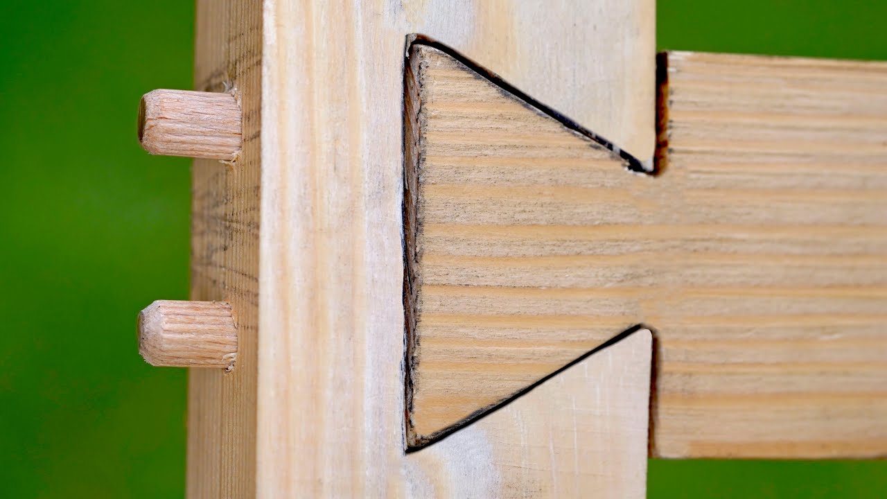3 AWESOME WAYS TO CONNECT WOODEN SLATS - YouTube